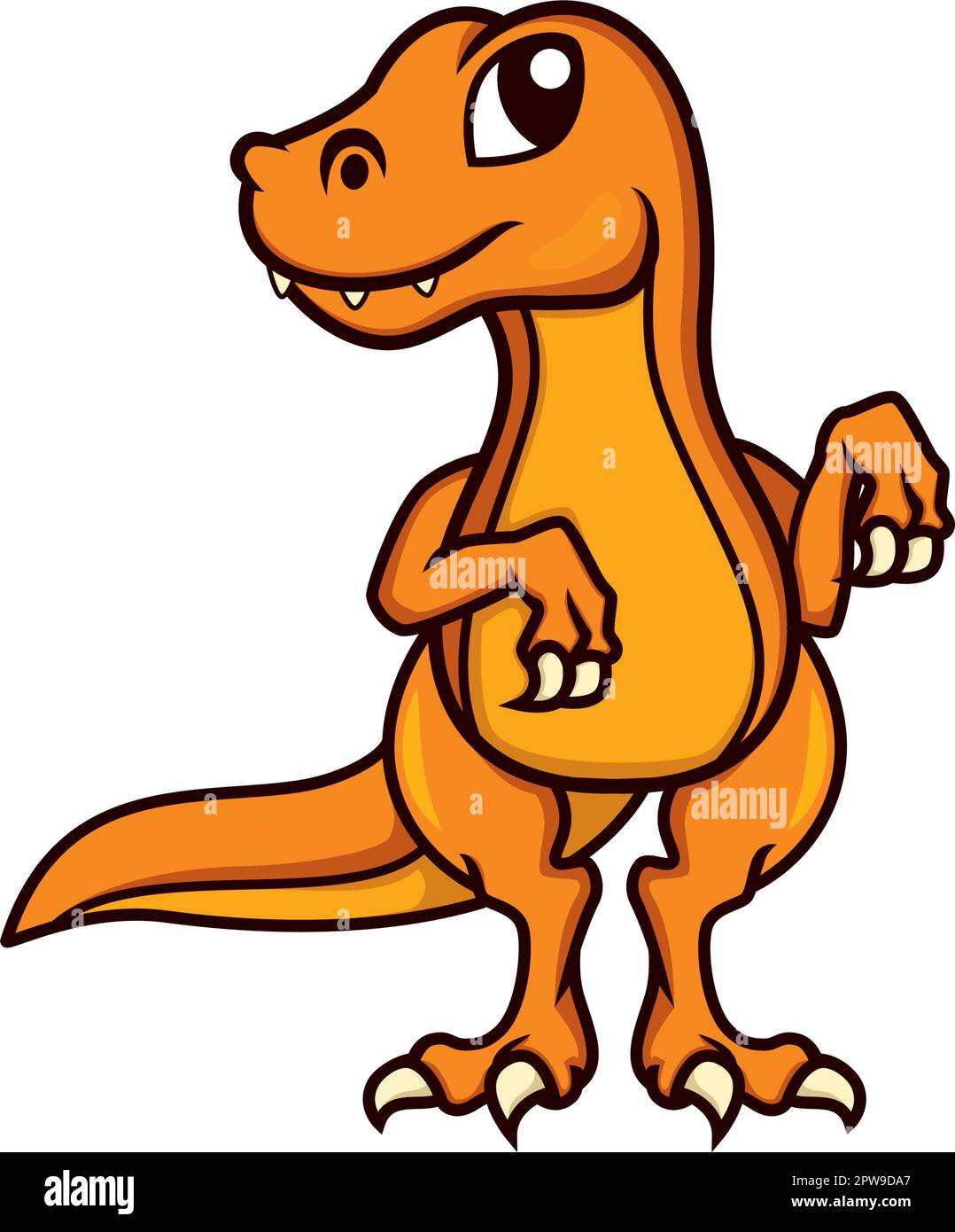 Detailed Tyrannosaurus or T-Rex Illustration Stock Vector Image & Art ...