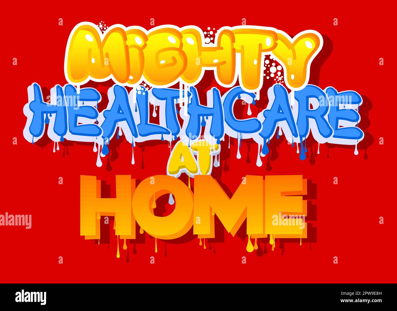 Graffiti at home Stock Vector Images - Alamy