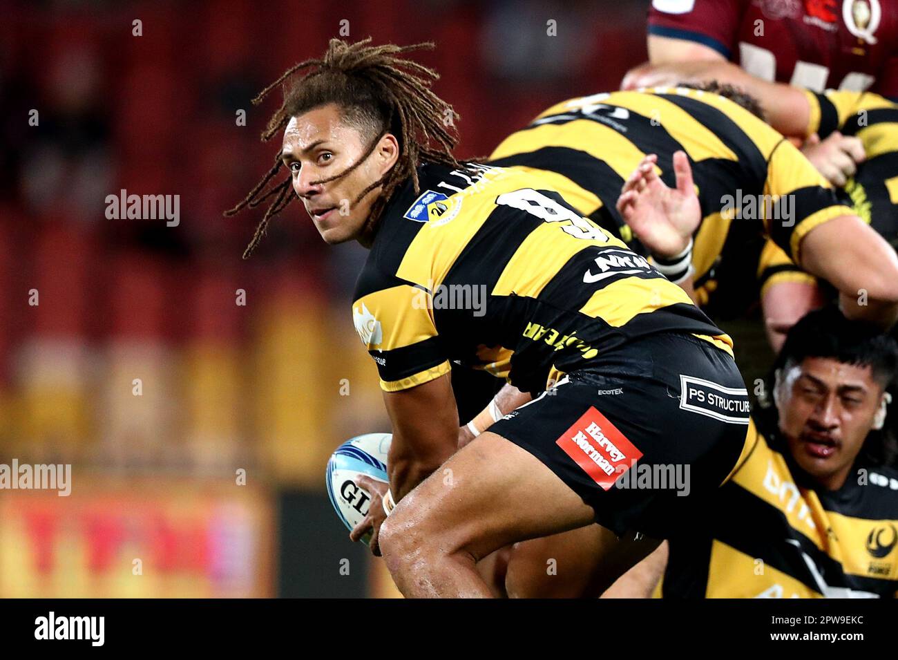 Issak Fines-Leleiwasa of the Force in action during the Super Rugby ...
