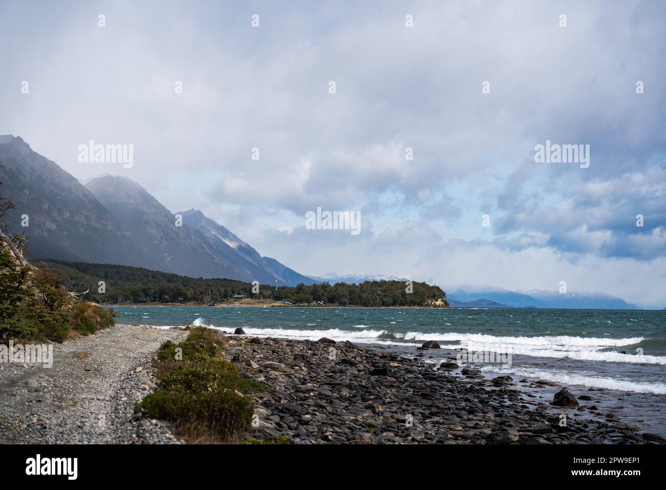 Rio grande lago fagnano argentina hi-res stock photography and images ...