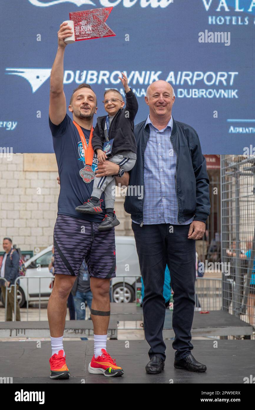 Dubrovnik, Croatia. 29th Apr, 2023. The winner of the DuMotion race is ...