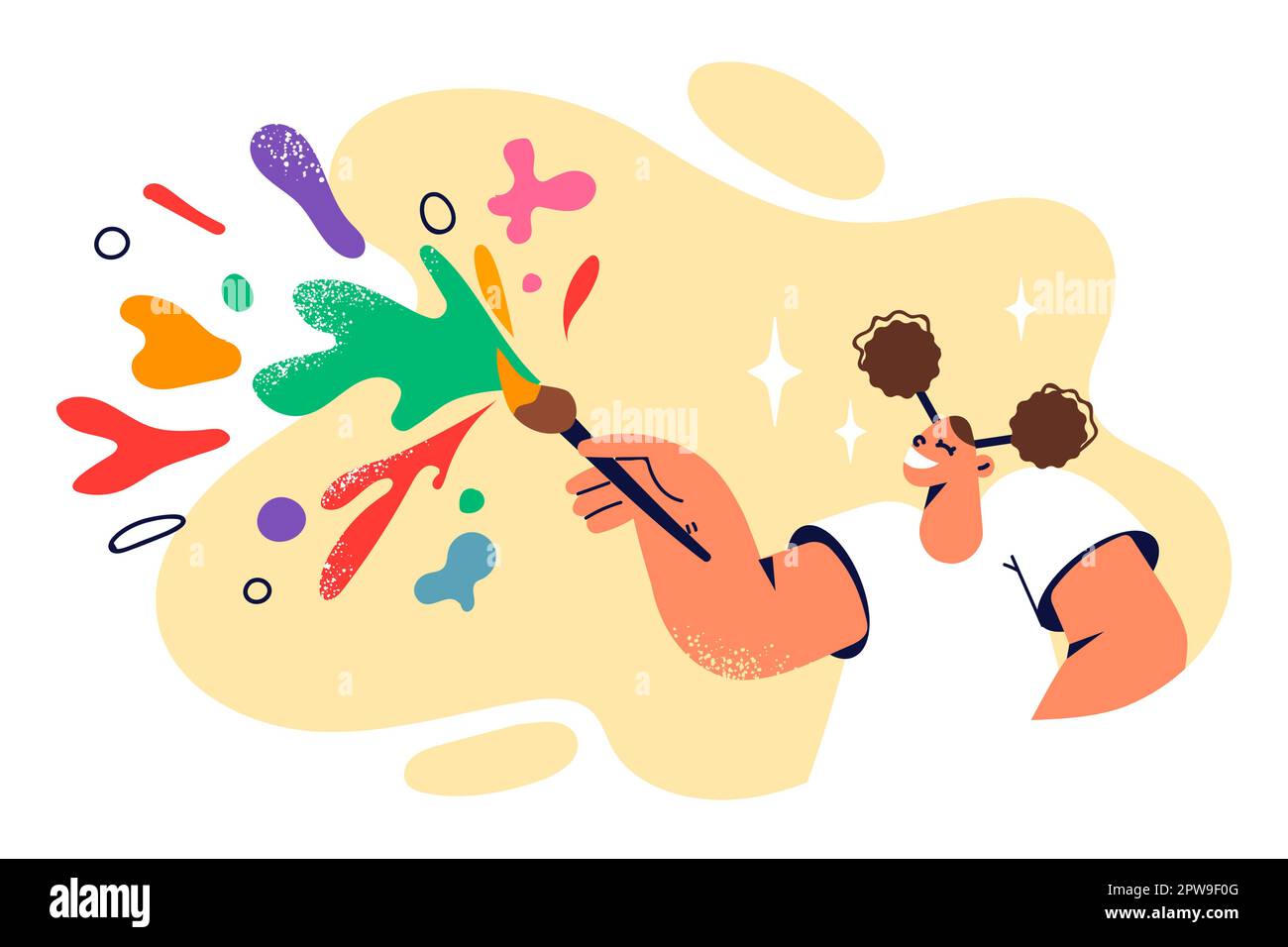 Teenage artistry Stock Vector Images - Alamy