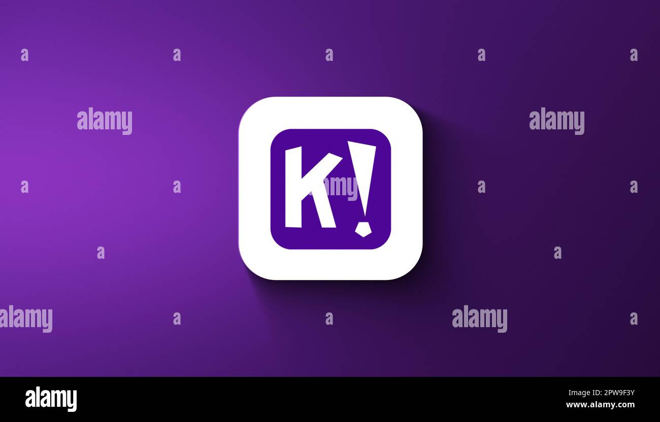 Agadir, Morocco - April, 2023: Kahoot! Logo in a Gradient Background ... Agadir, Morocco - April, 2023: Kahoot! Logo in a Gradient Background ...