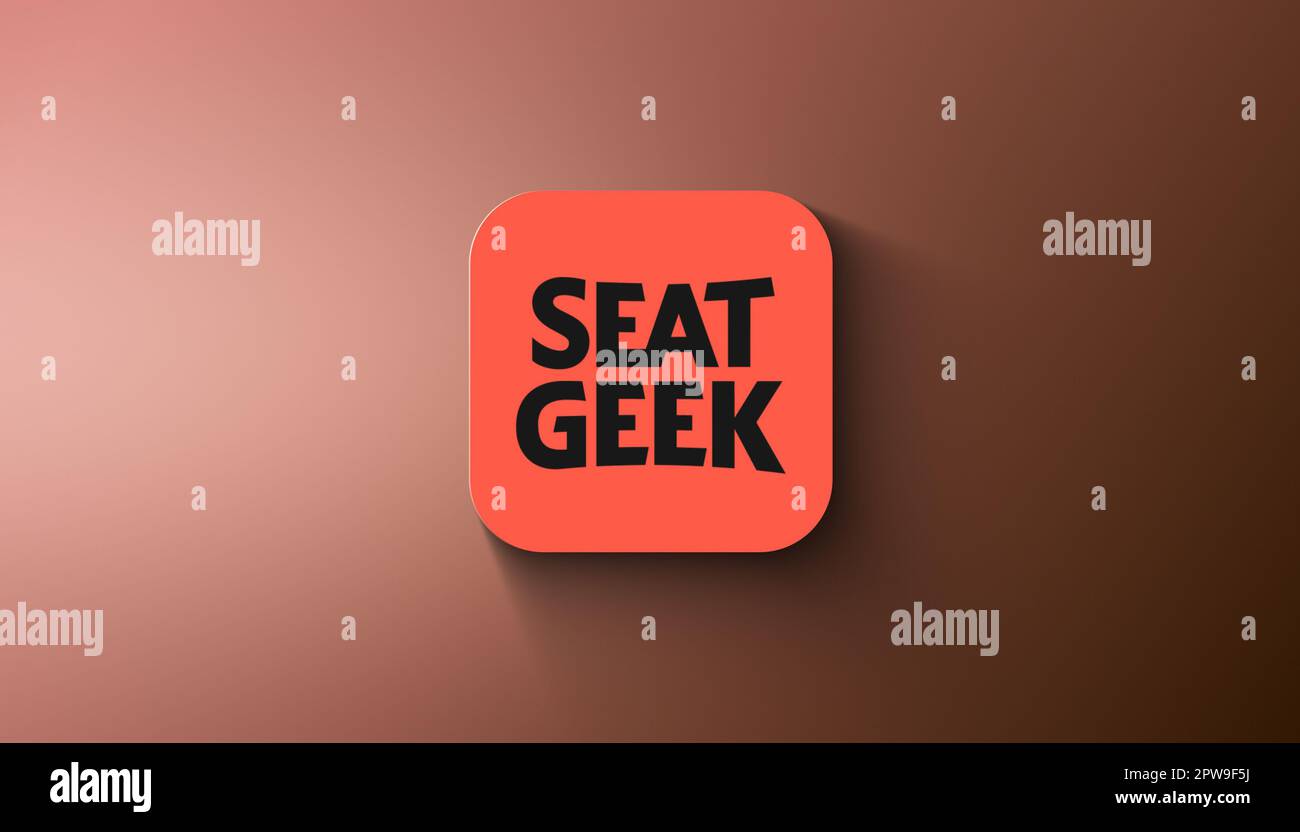 Agadir, Morocco - April, 2023: SeatGeek Logo in a Gradient Background ... Agadir, Morocco - April, 2023: SeatGeek Logo in a Gradient Background ...