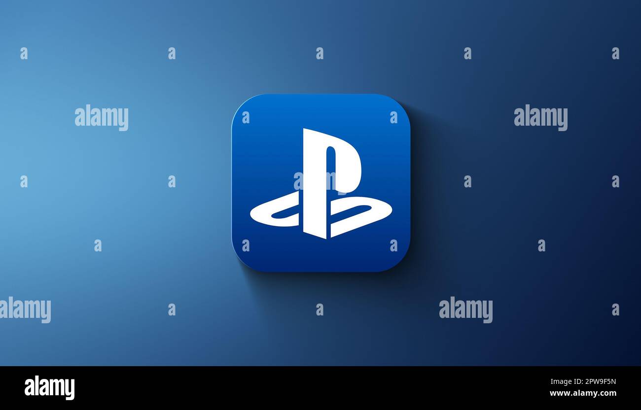Agadir, Morocco - April, 2023: PlayStation App Logo in a Gradient ...