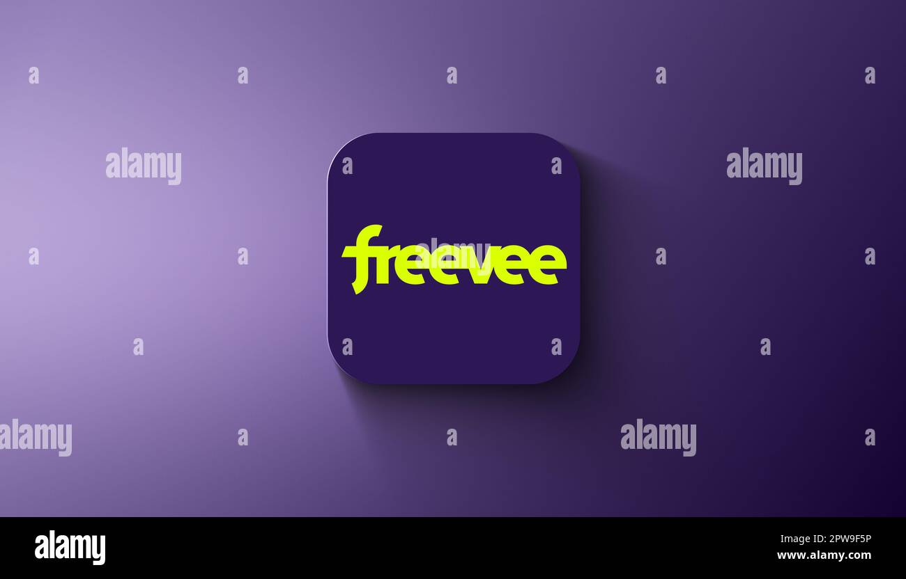 Agadir, Morocco - April, 2023: Amazon Freevee Logo in a Gradient ...