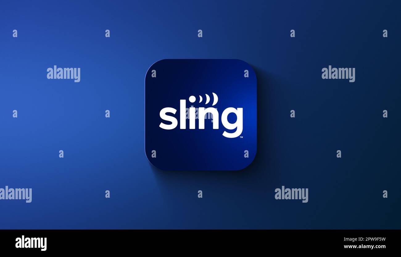 Agadir, Morocco - April, 2023: Sling Logo in a Gradient Background ...