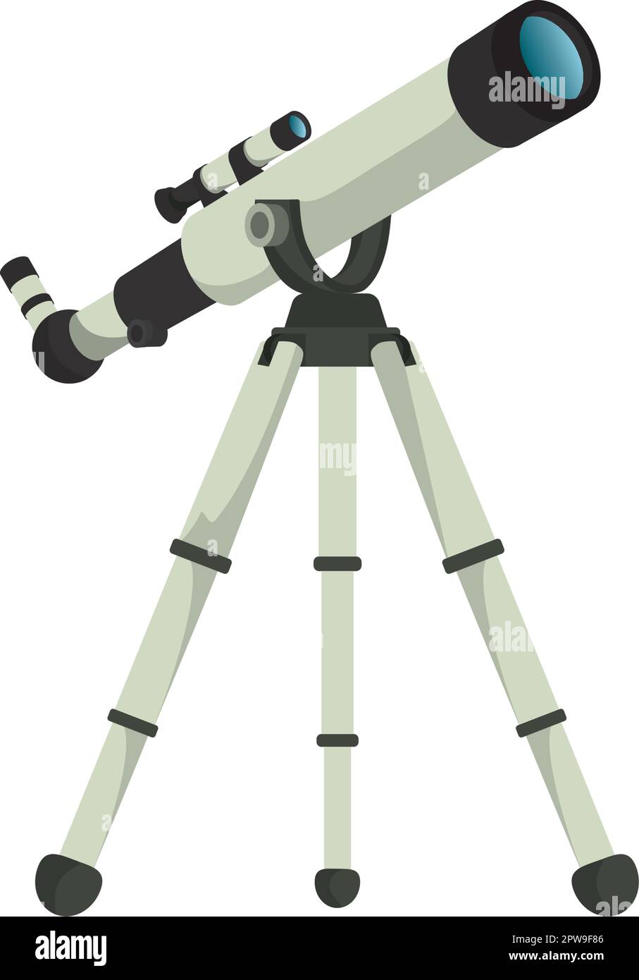 Detailed and Realistic Telescope Illustration Stock Vector Image & Art ...