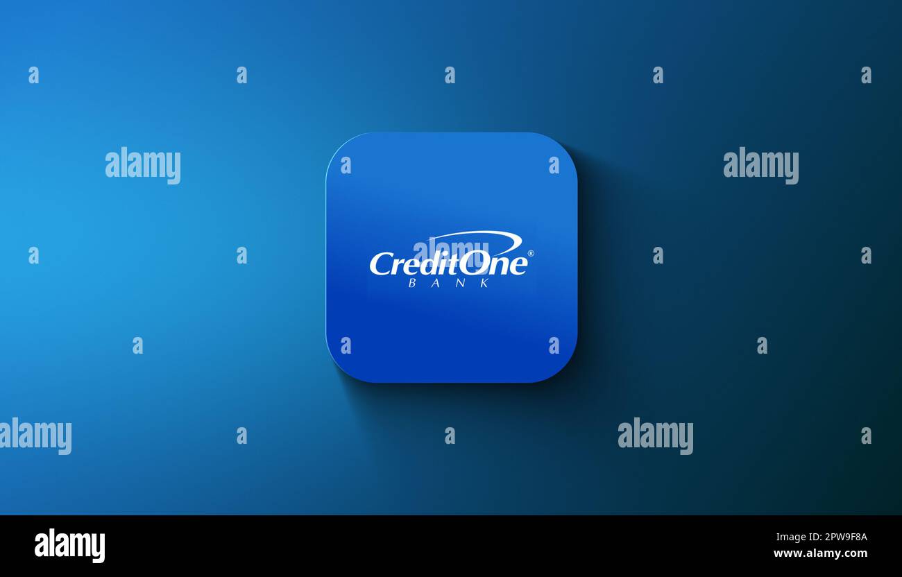 Agadir, Morocco - April, 2023: Credit One Logo in a Gradient Background ...