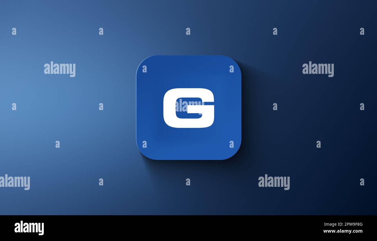 Agadir, Morocco - April, 2023: GEICO Mobile Logo in a Gradient ...
