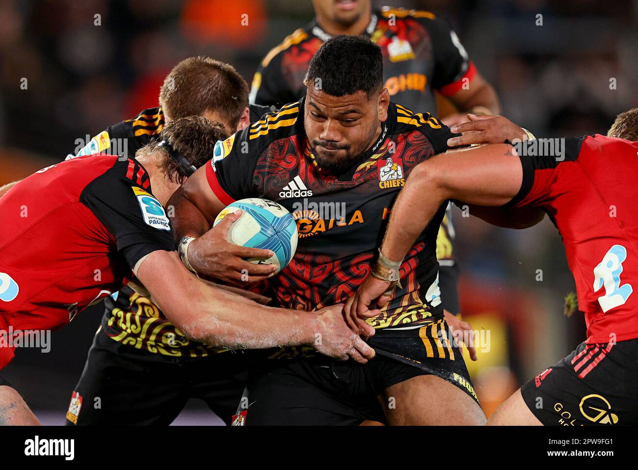 Chiefs hooker Samisoni Taukei'aho during the Super Rugby Pacific Round ...