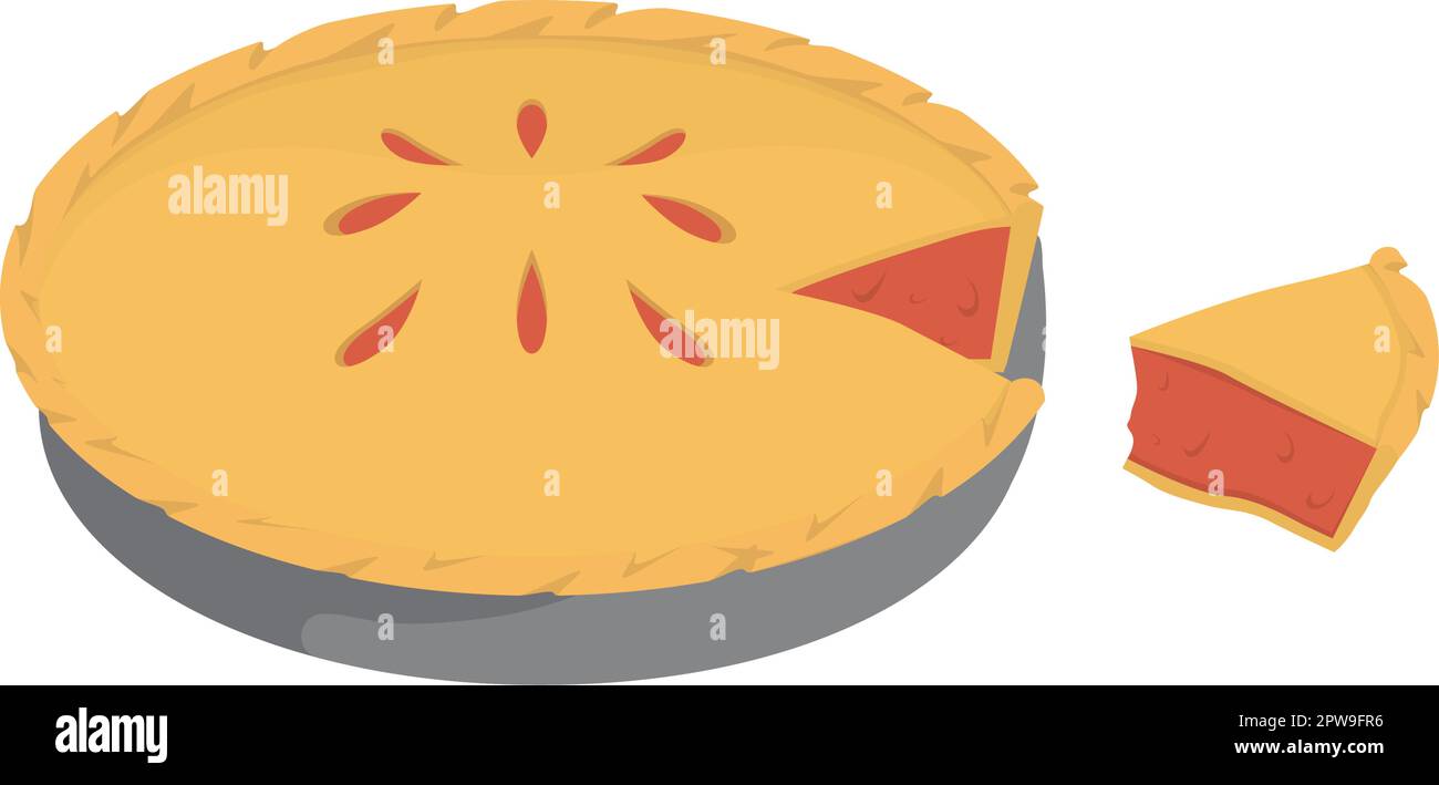 Pie slice illustration hi-res stock photography and images - Alamy