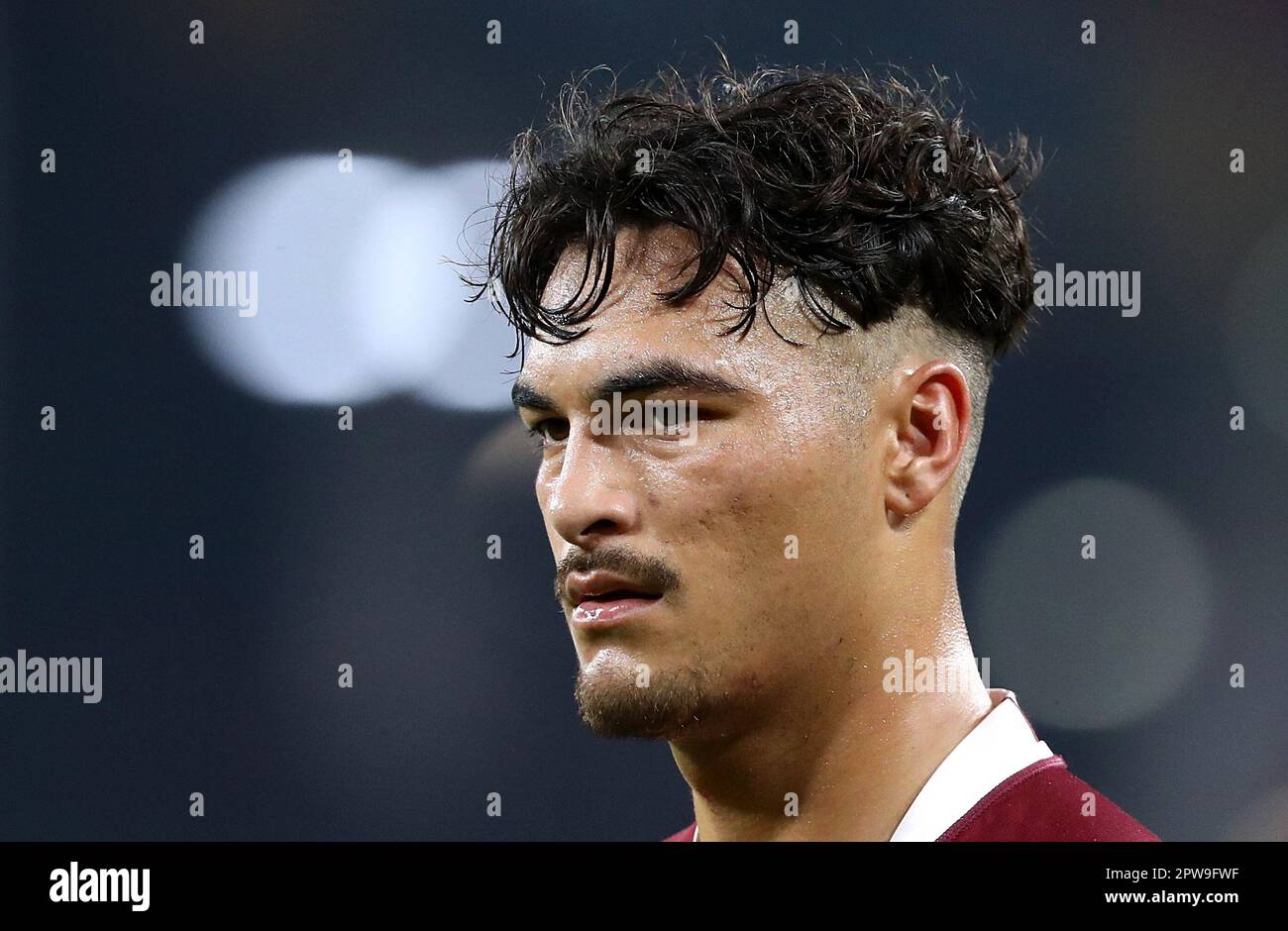 Jordan Petaia of the Reds looks on during the Super Rugby Pacific Round ...