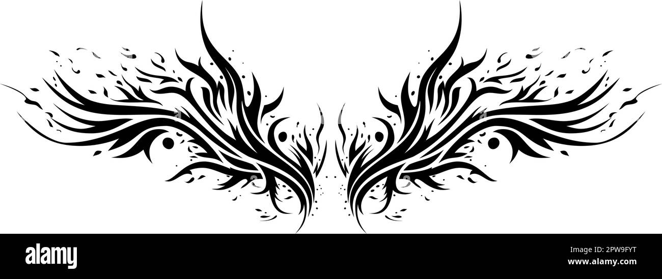 Tribal Tattoo Element Stock Vector Image & Art - Alamy
