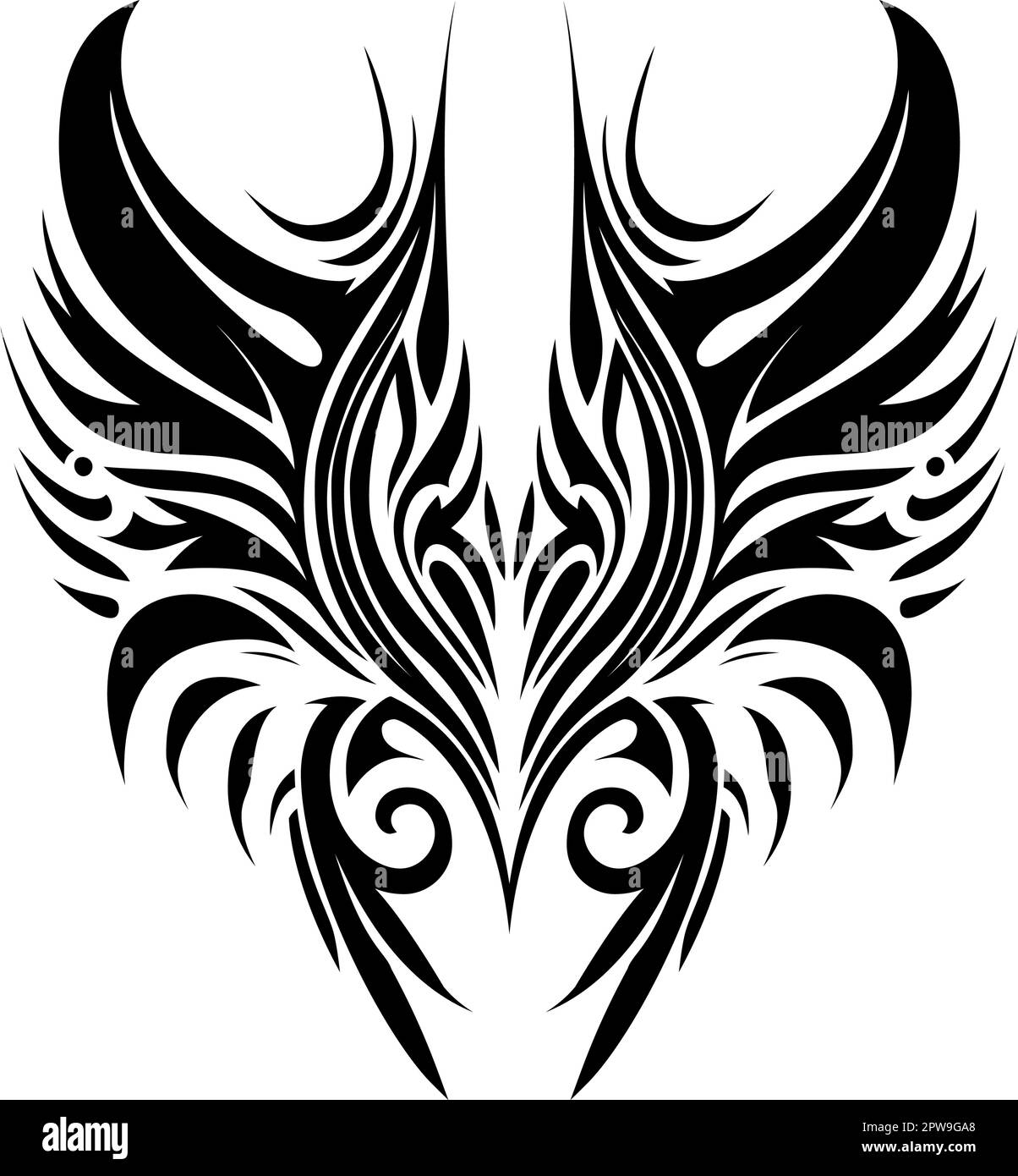 Tribal Tattoo Element Stock Vector Image & Art - Alamy