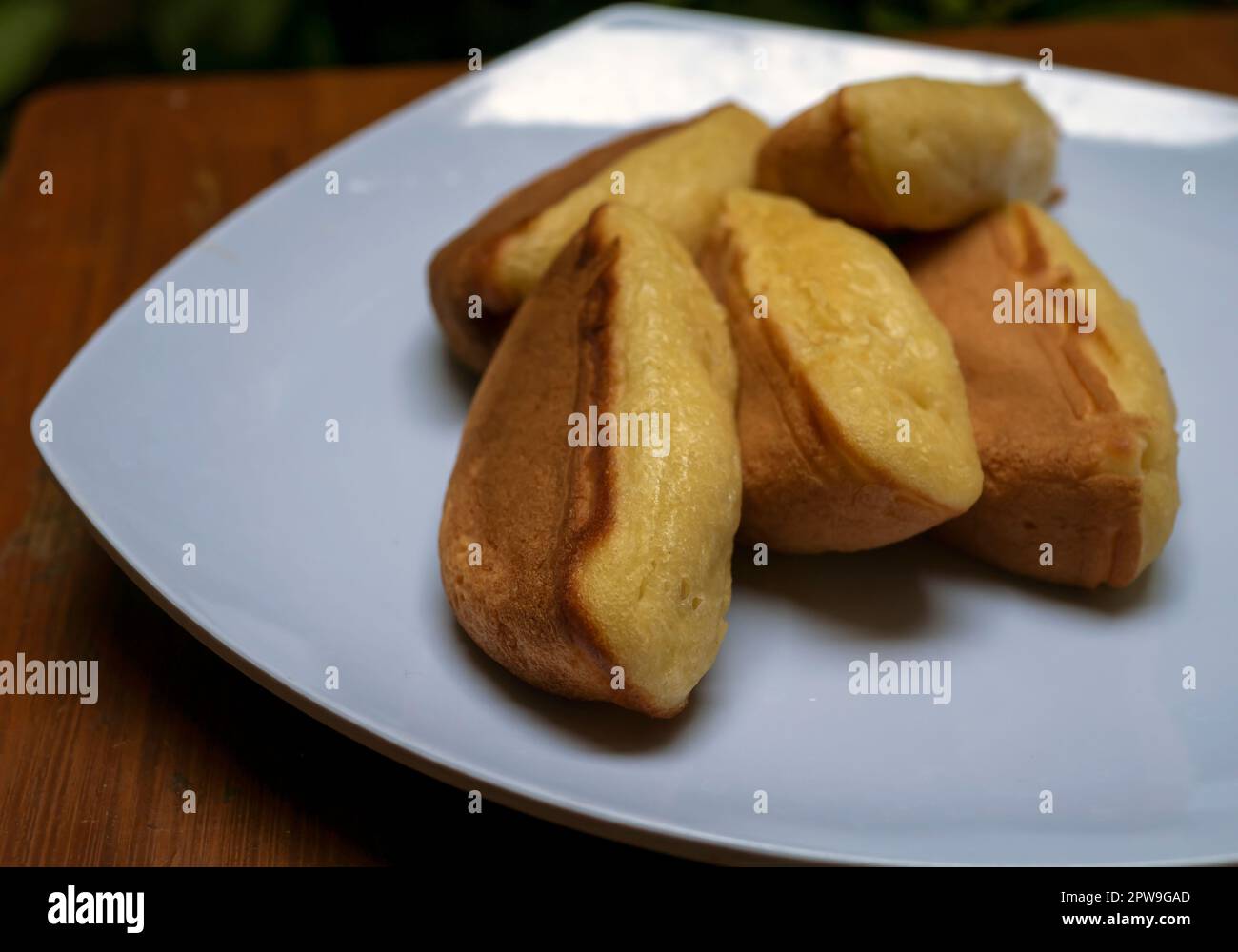 Kue Pukis, a traditional Javanese pancakes on street food market, in ...