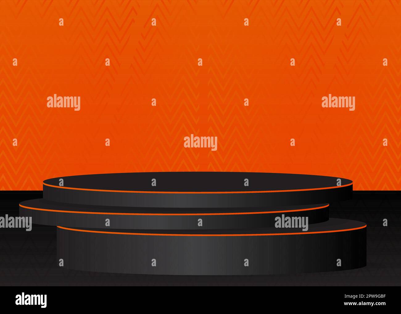 Orange display window Stock Vector Images - Alamy