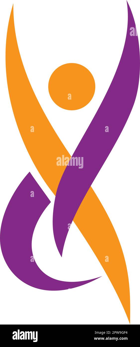 Simple and Creative Figure with Warm and Happy Gesture Stock Vector ...