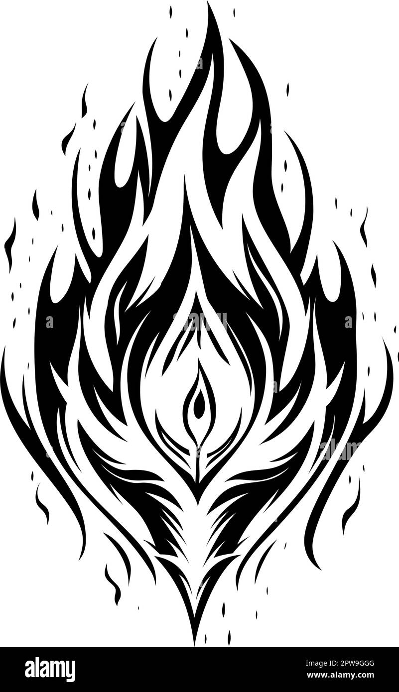Tribal Tattoo Element Stock Vector Image & Art - Alamy