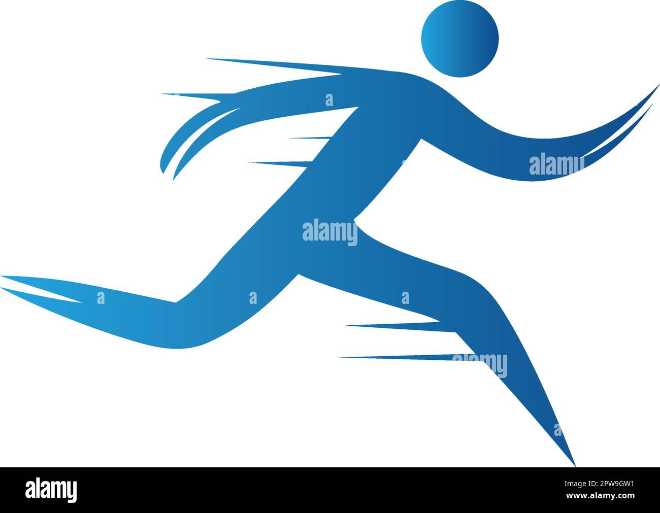 Runner Figure Finishing Run Race Illustration Stock Vector Image & Art ...
