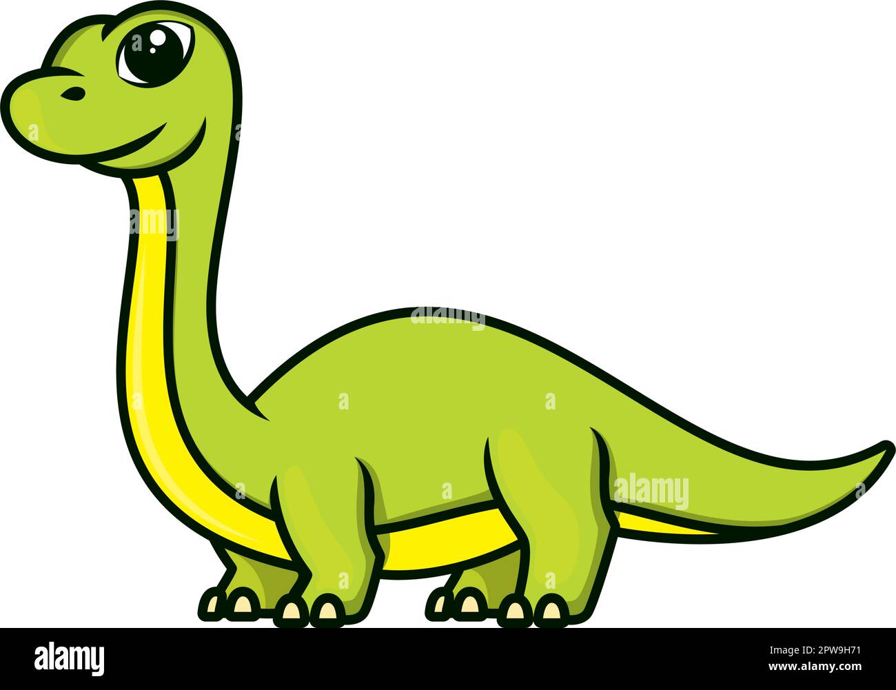 Brontosaurus fossil Stock Vector Images - Alamy