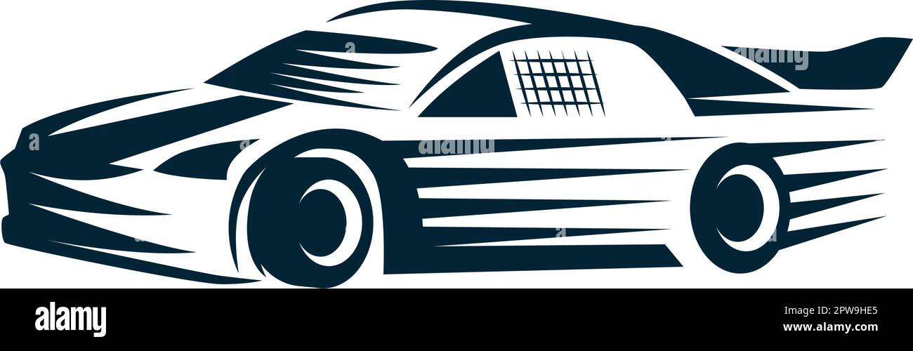 Nascar the Racing Car Illustration Stock Vector Image & Art - Alamy