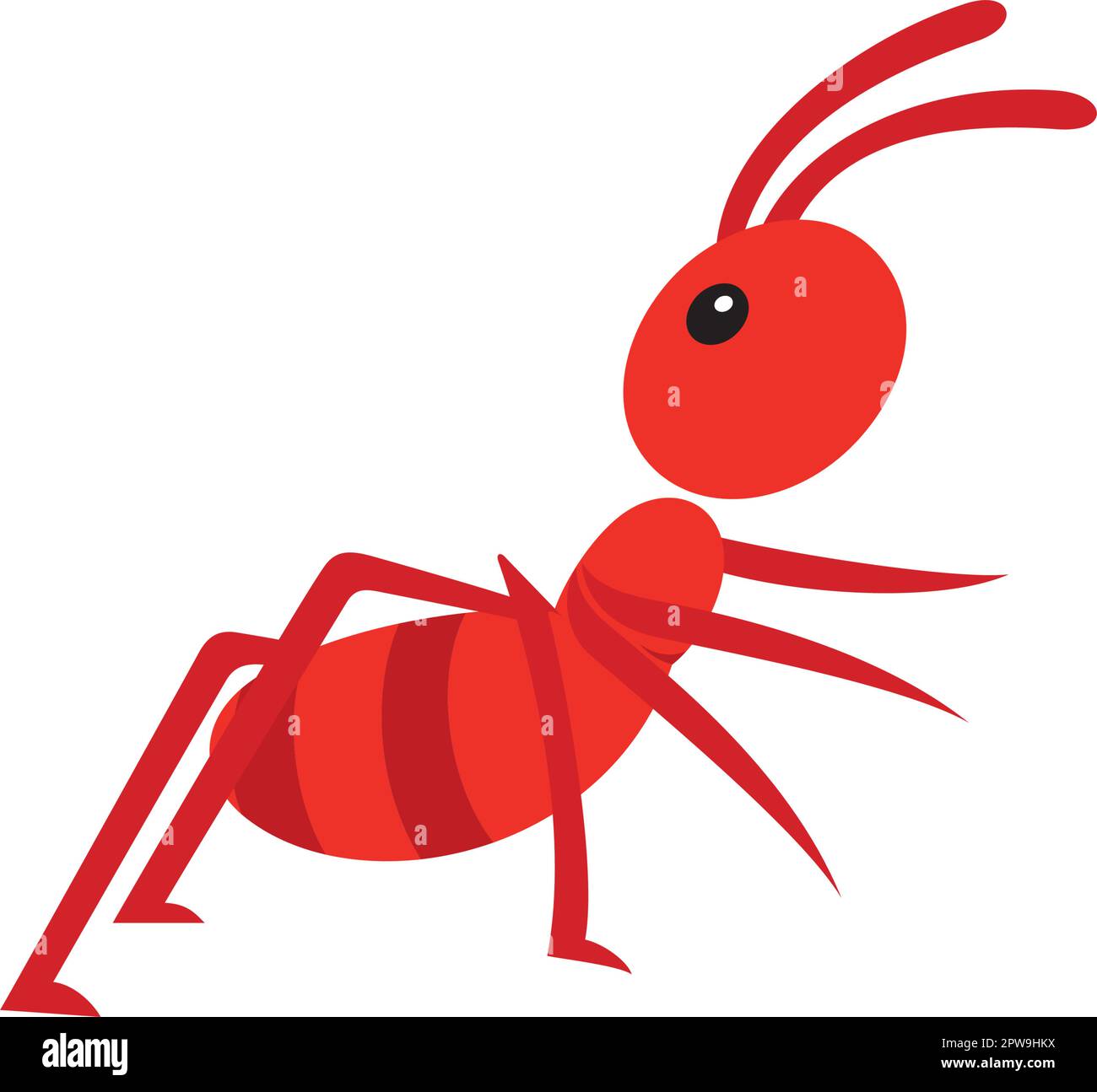 Semi Detailed Ant Simple Illustration Stock Vector Image & Art - Alamy