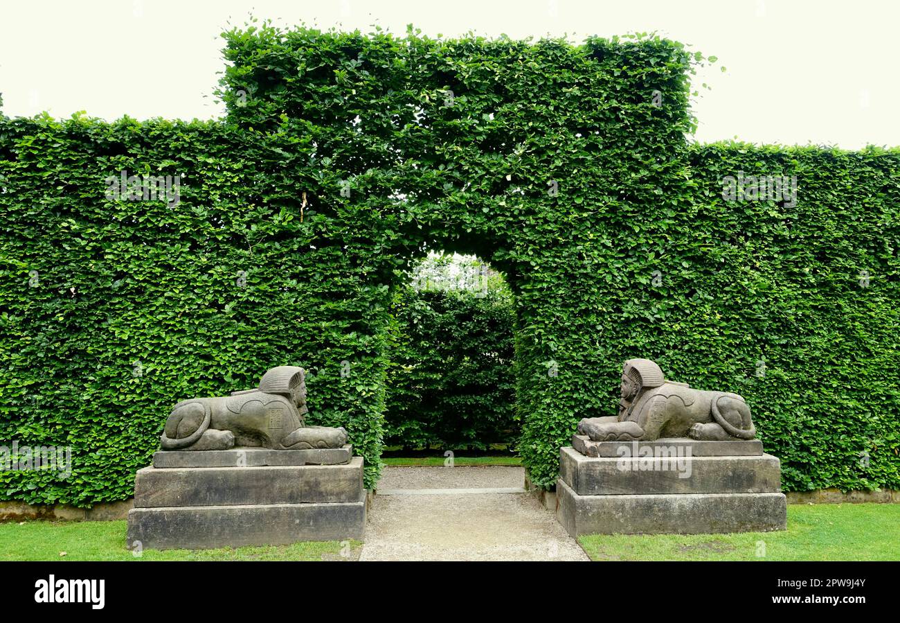 Biddulph Grange - Egyptian portal - Biddulph Grange - Staffordshire ...