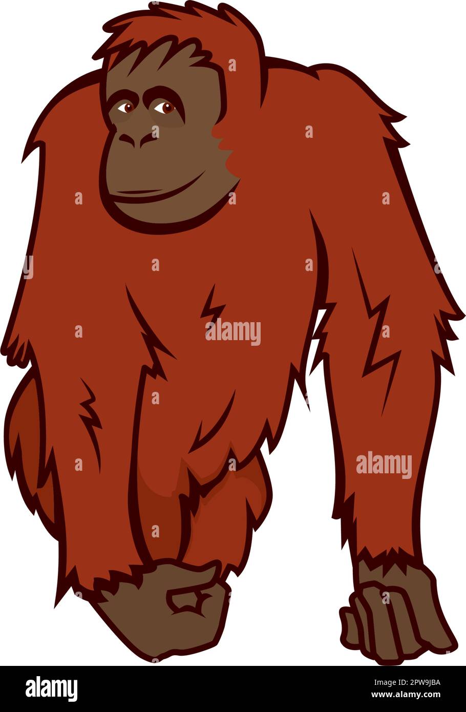 Funny orang utan Stock Vector Images - Alamy