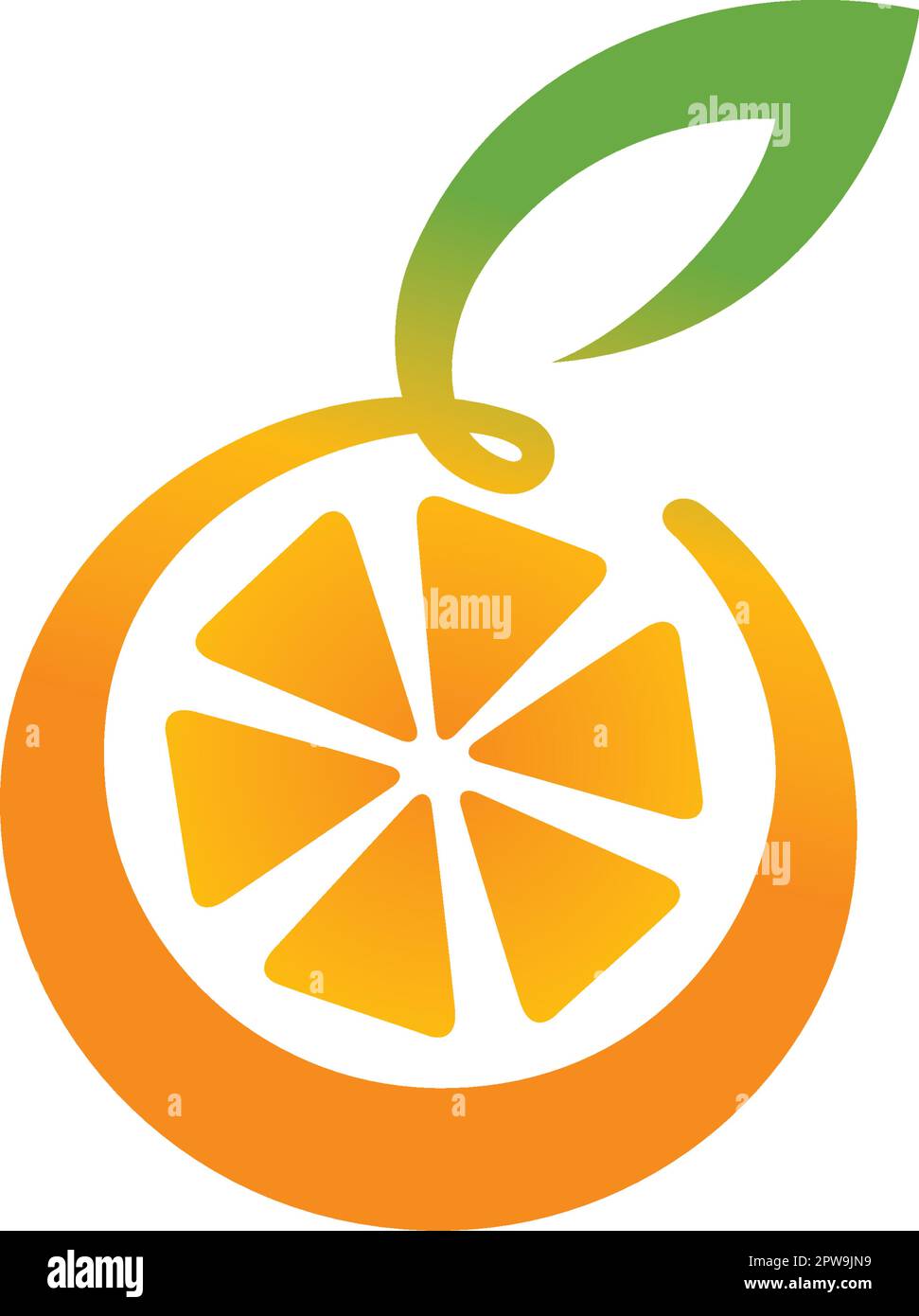 Creative and Bright Orange Illustration Stock Vector Image & Art - Alamy