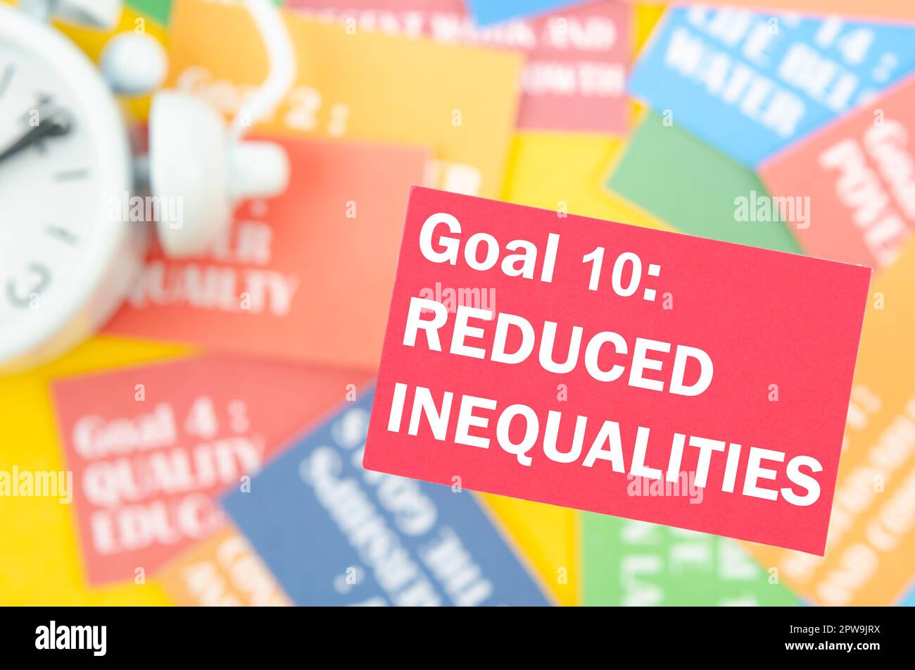 Goal 10 : Reduced Inequalities. The SDGs 17 development goals ...