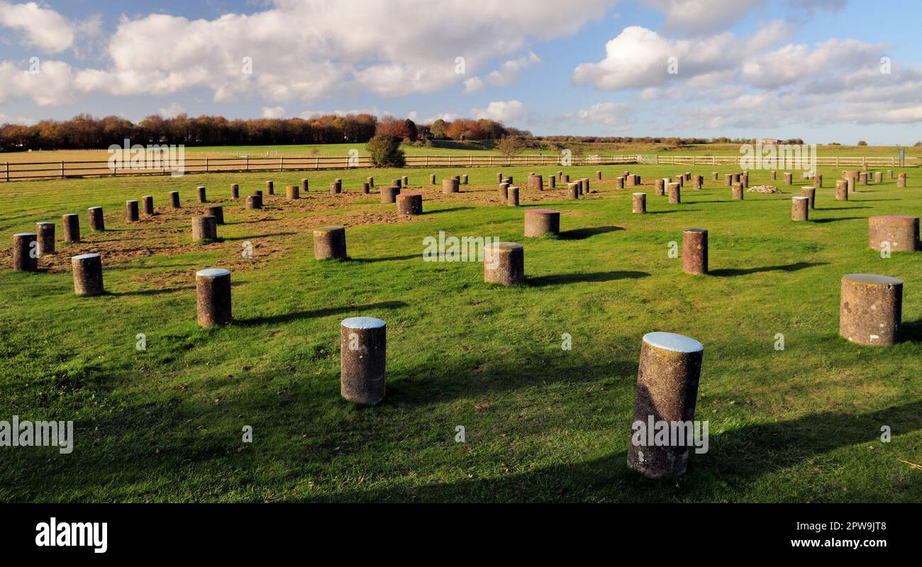 Woodhenge, the site of a prehistoric timber circle associated with ...