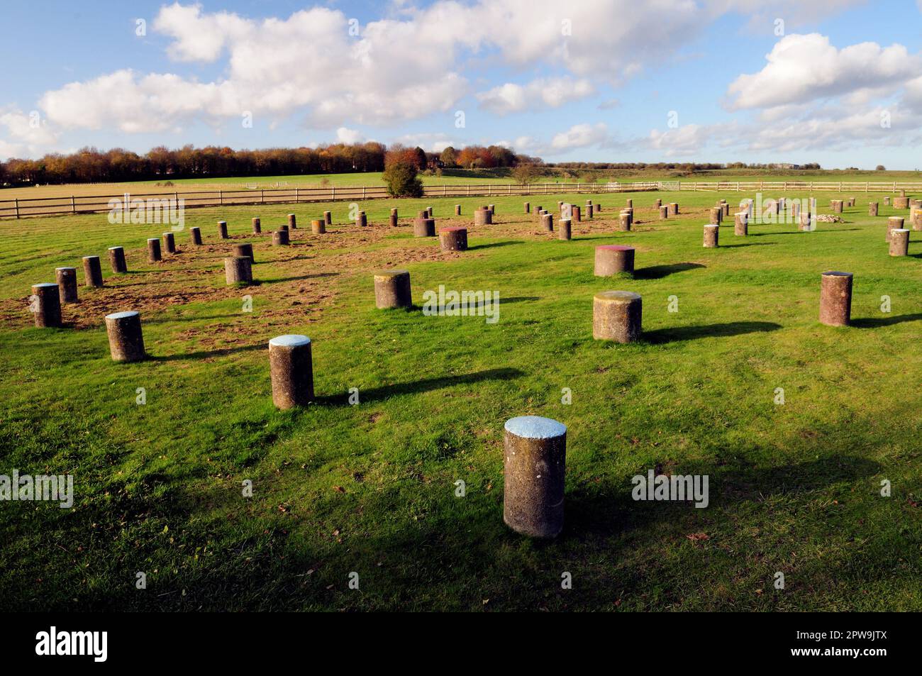 Woodhenge, the site of a prehistoric timber circle associated with ...