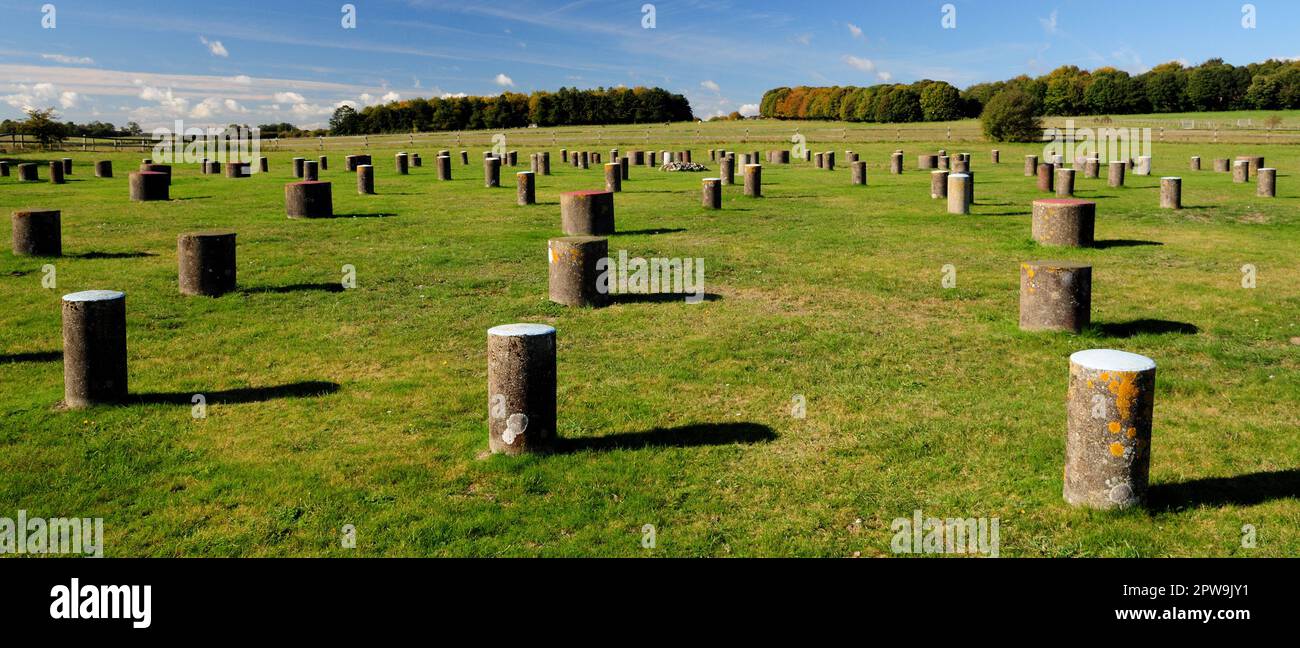 Woodhenge, the site of a prehistoric timber circle associated with ...
