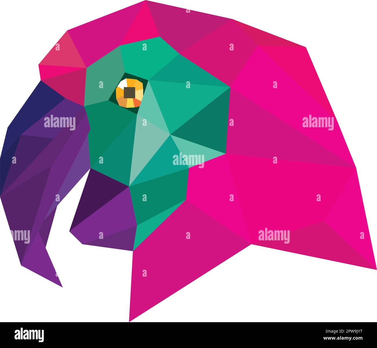Parrot side view Stock Vector Images - Alamy
