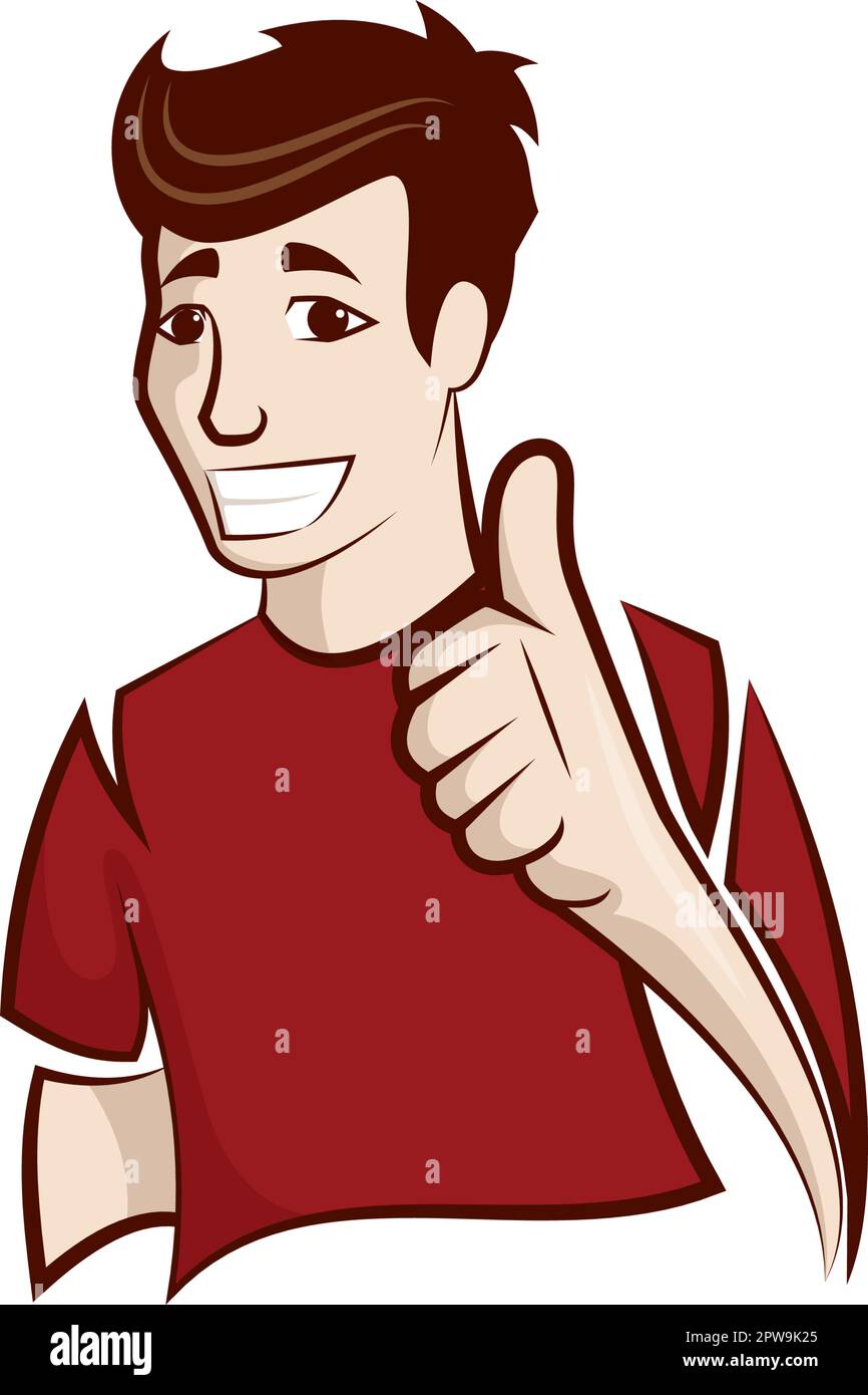 Recommending smiling Cut Out Stock Images & Pictures - Alamy