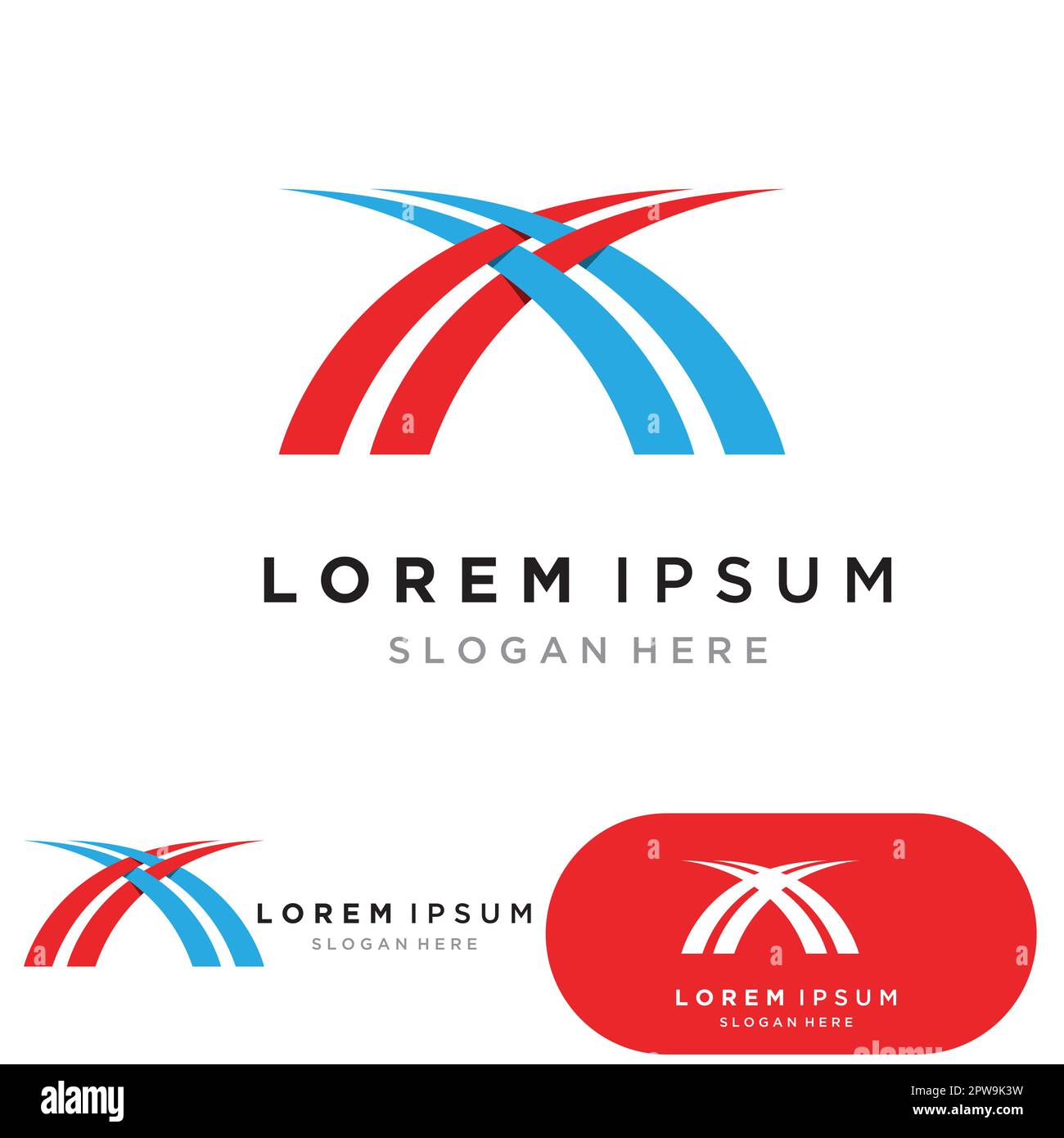 Road suspension bridge Cut Out Stock Images & Pictures - Alamy