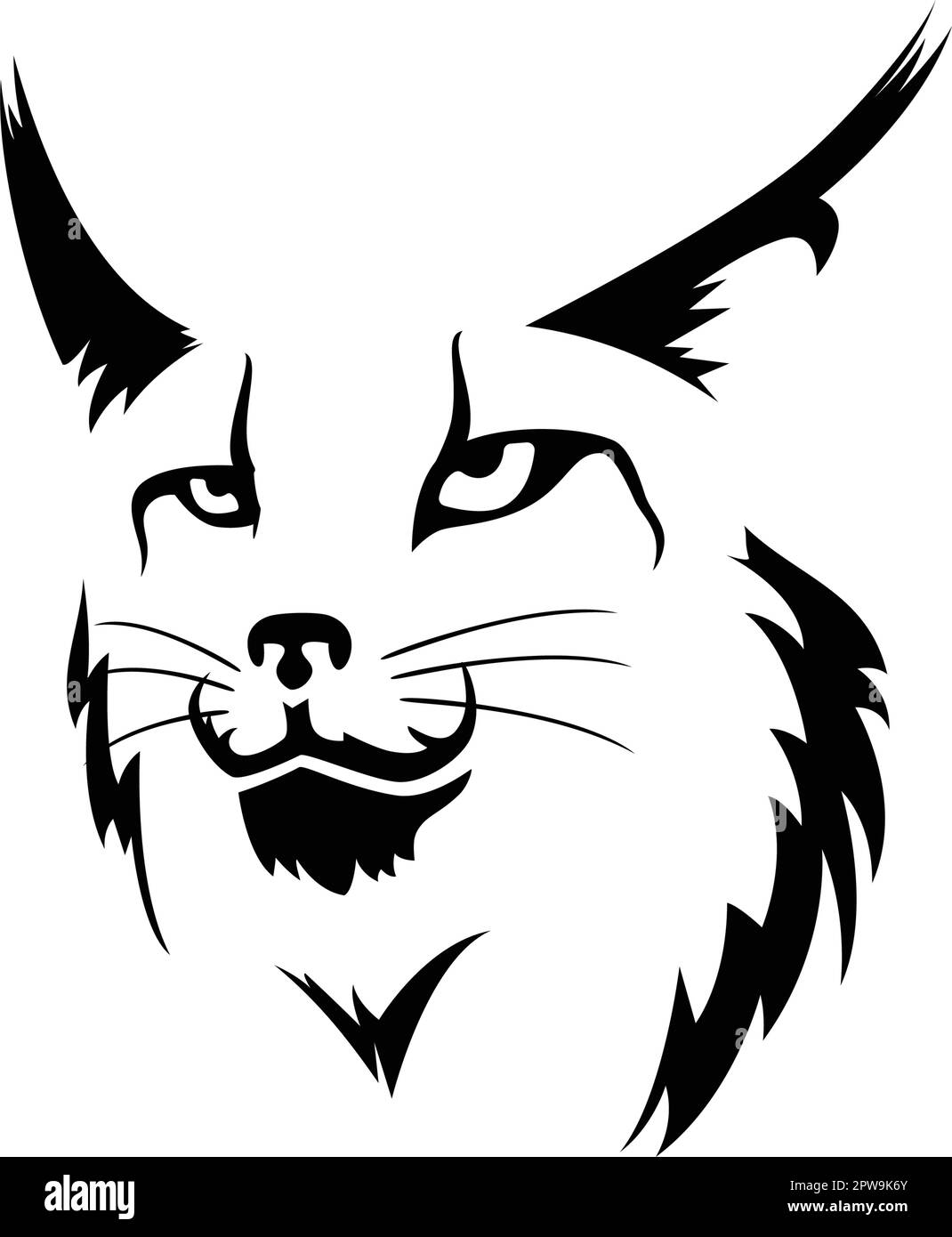 Illustration of lynx hi-res stock photography and images - Alamy