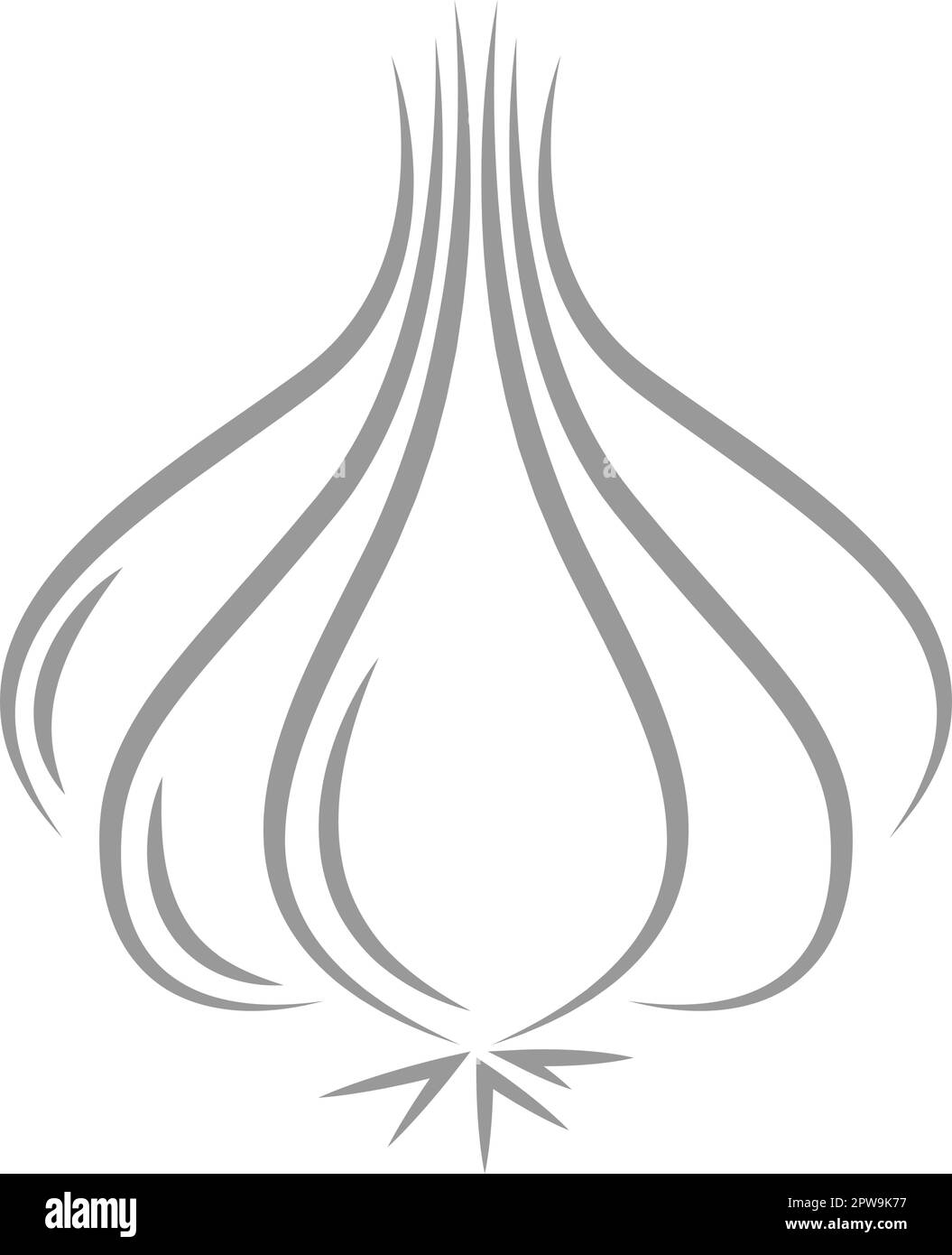 Garlic icon logo design Stock Vector Image & Art - Alamy