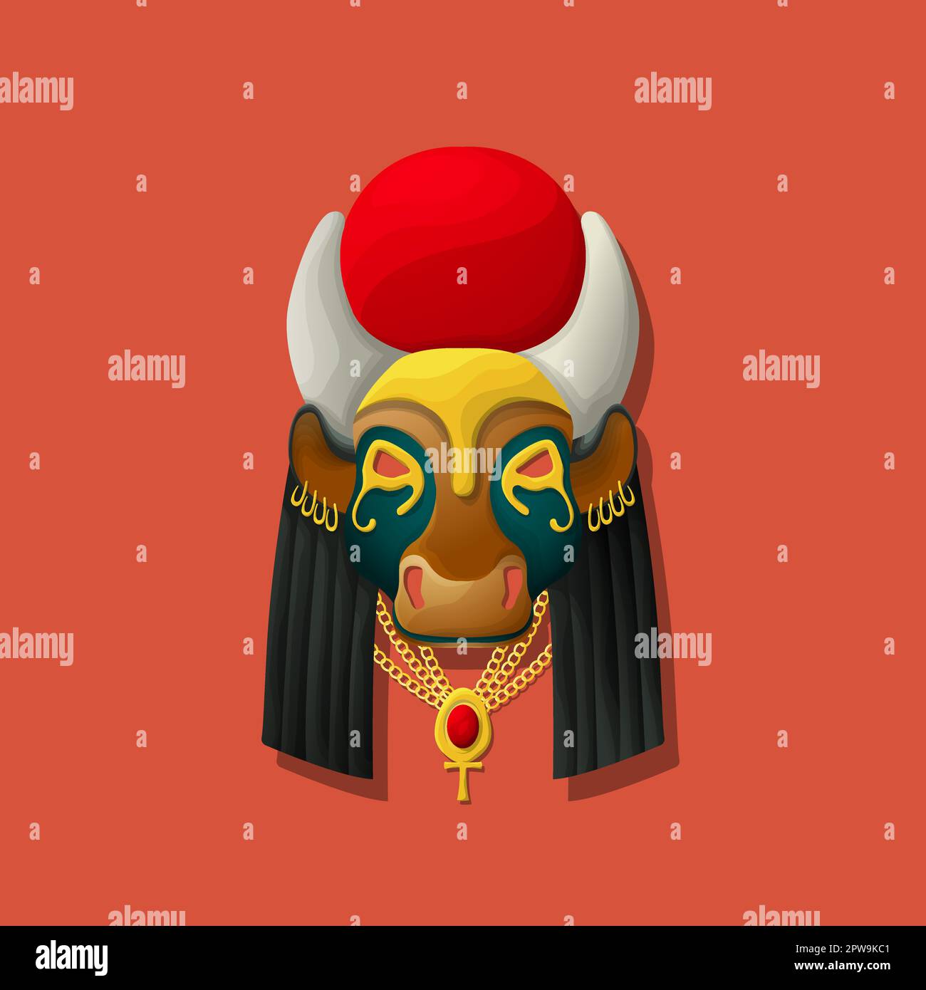 Egypt amulet god goddess Stock Vector Images - Alamy