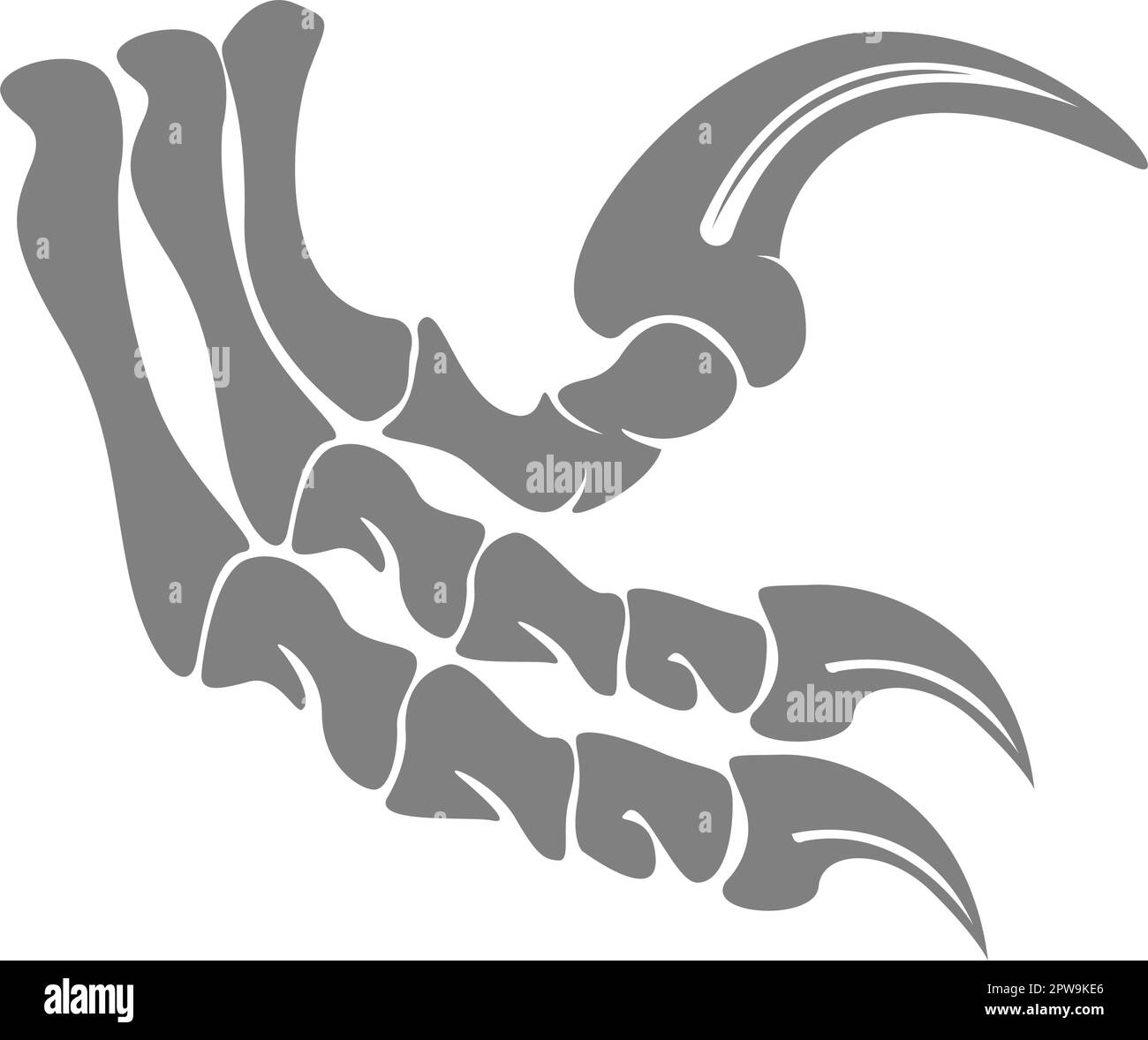 Animal claw icon logo design Stock Vector Image & Art - Alamy