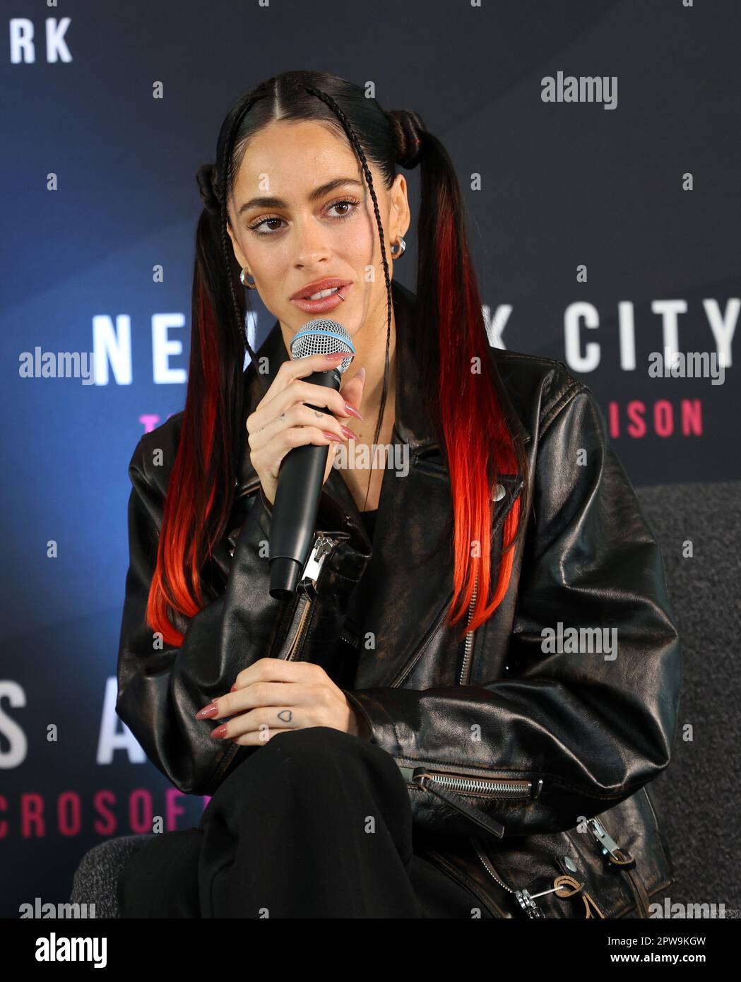 MIAMI, FLORIDA - APRIL 28: Recording artist Martina "Tini" Stoessel ...