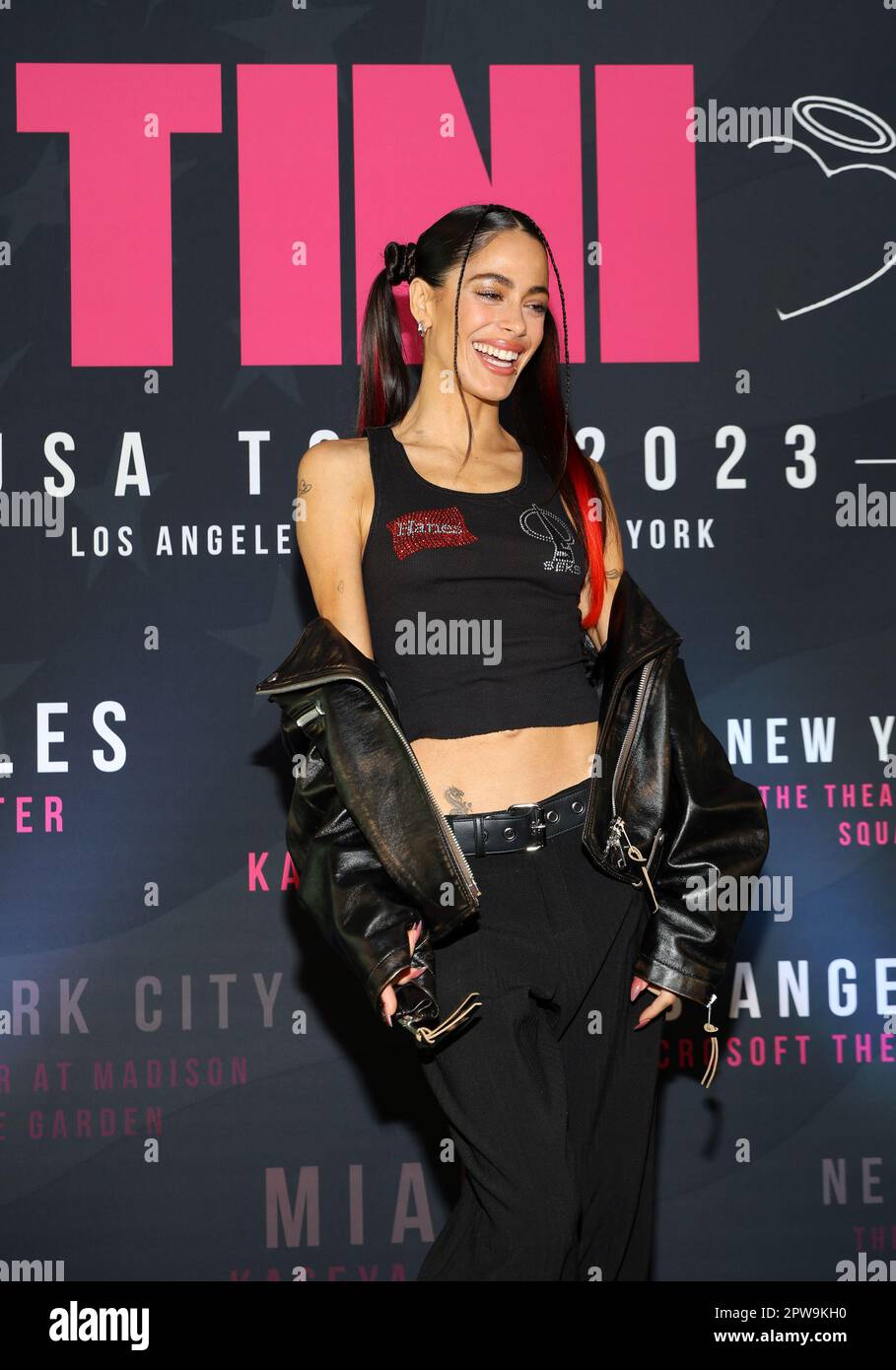 MIAMI, FLORIDA - APRIL 28: Recording artist Martina "Tini" Stoessel ...