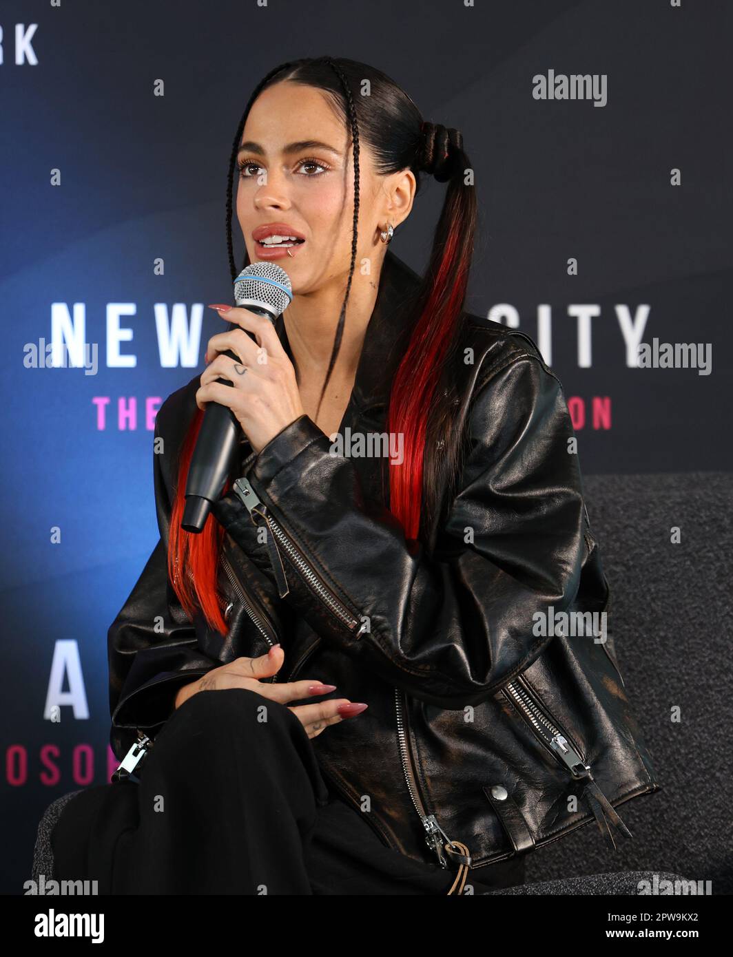 MIAMI, FLORIDA - APRIL 28: Recording artist Martina "Tini" Stoessel ...