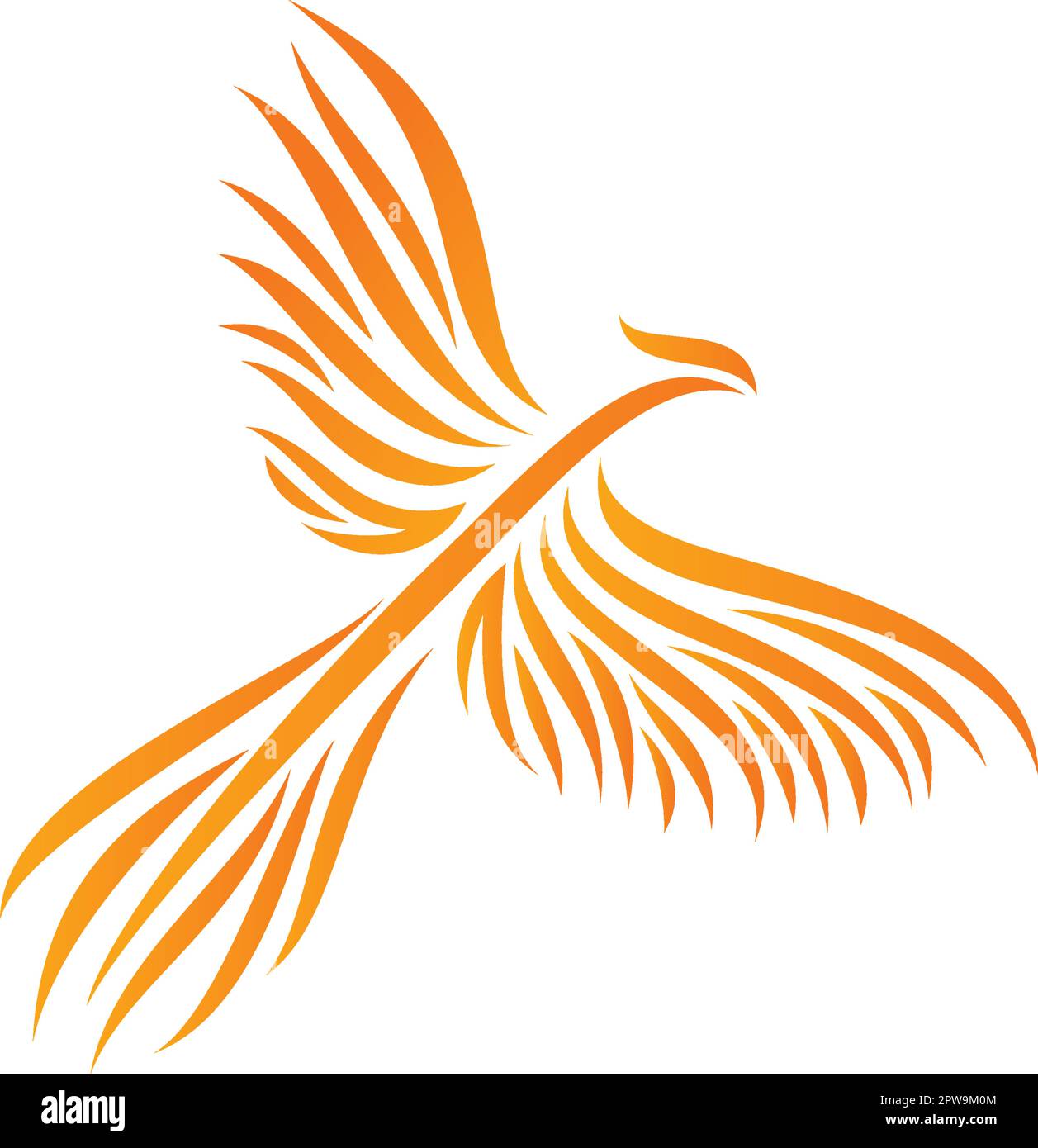 Creative and Bright Flying Phoenix Stock Vector Image & Art - Alamy