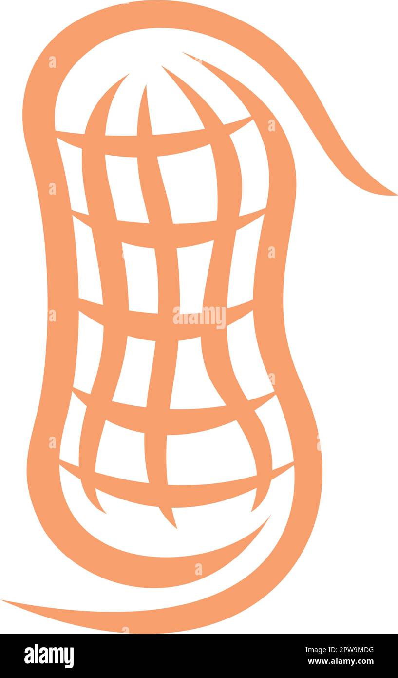 Peanut shape Stock Vector Images - Alamy