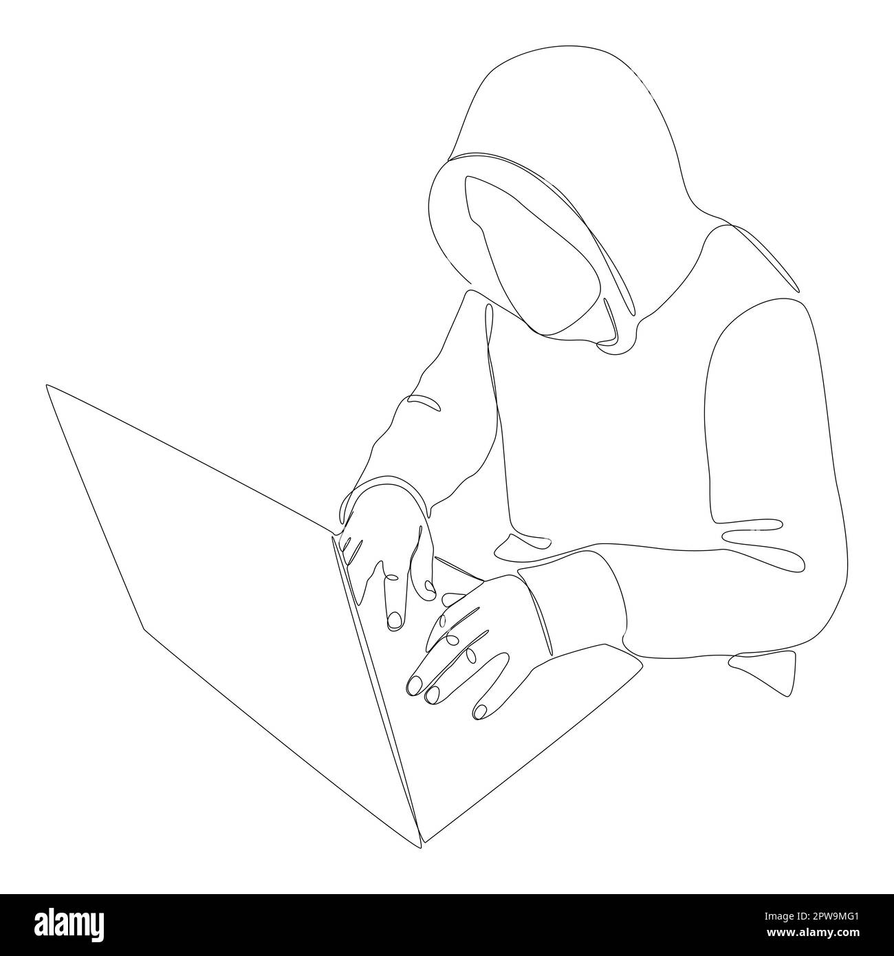 Hacker art Black and White Stock Photos & Images - Alamy