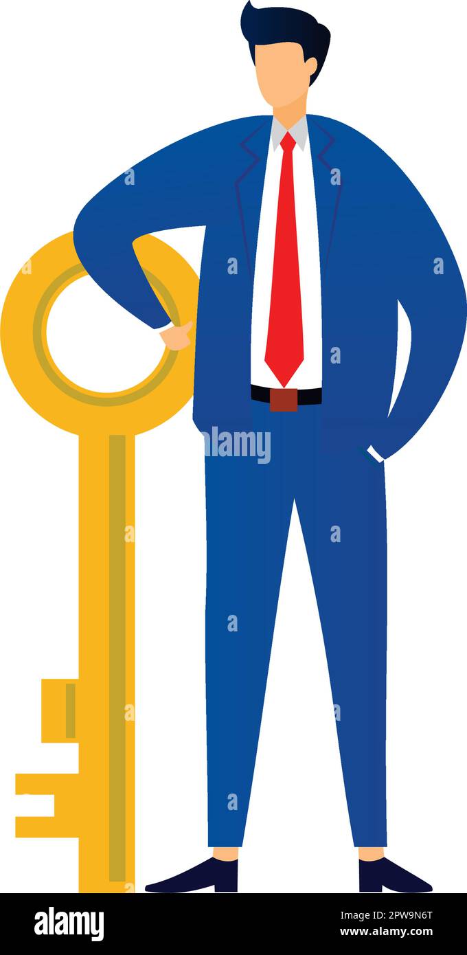 Confidence key in business Stock Vector Images - Alamy