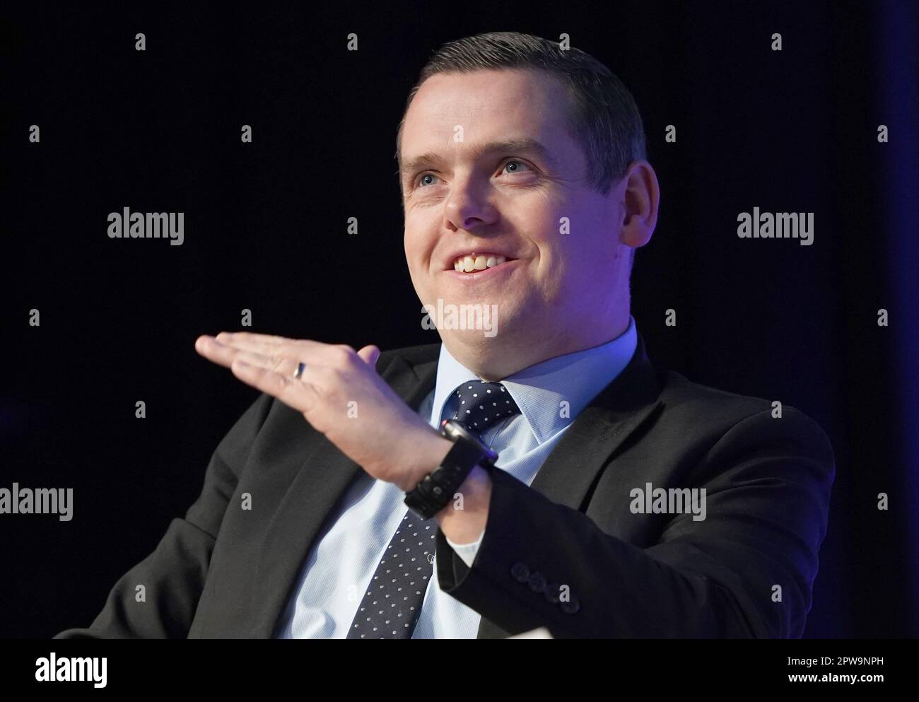 Douglas ross speaking on stage hi-res stock photography and images - Alamy