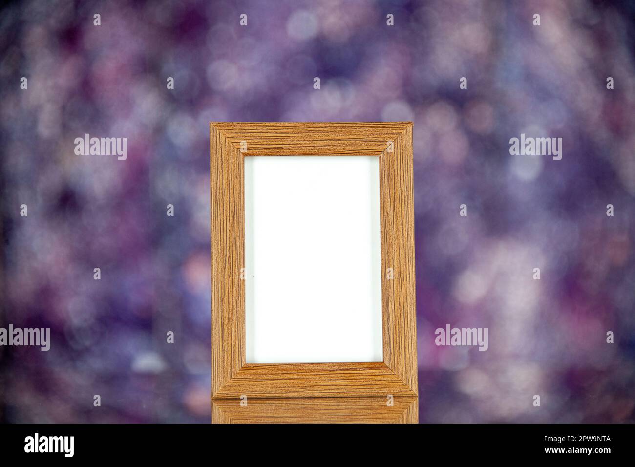 front view picture frame on a bright background present gift photo ...